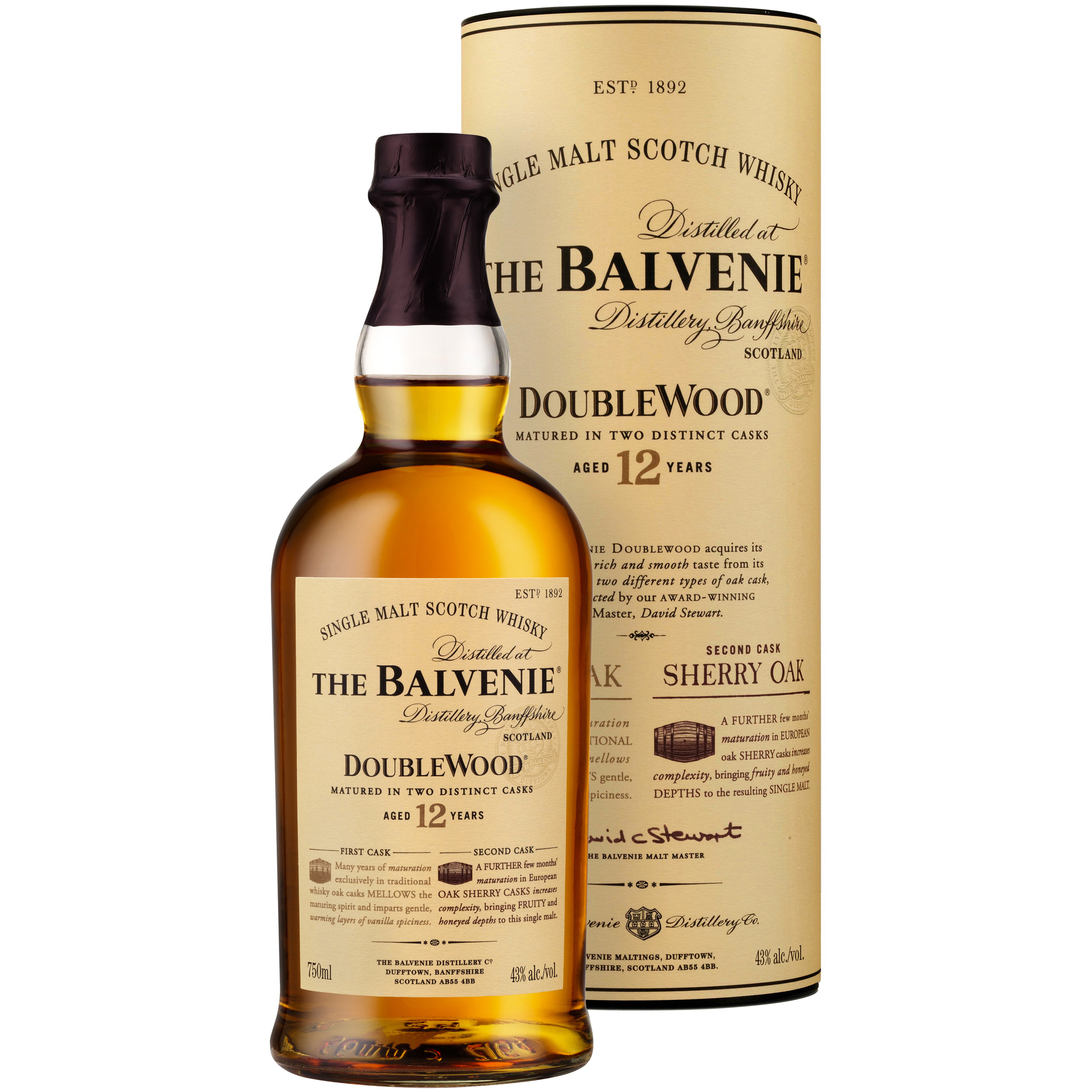 BALVENIE 12YO SINGLE MALT SCOTCH WHISKY Value Cellars BALVENIE 12YO SINGLE MALT SCOTCH WHISKY Value Cellars