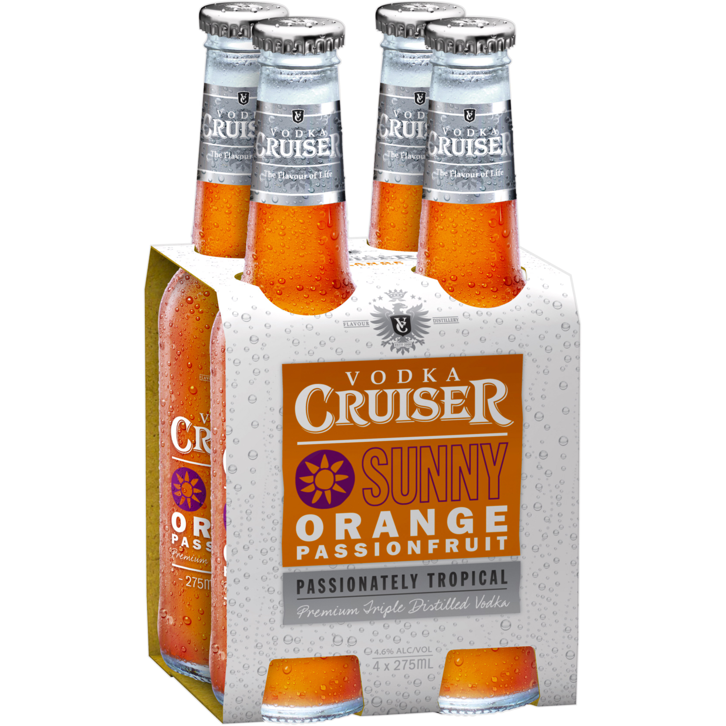 VODKA CRUISER SUNNY ORANGE & PASSIONFRUIT - Value Cellars