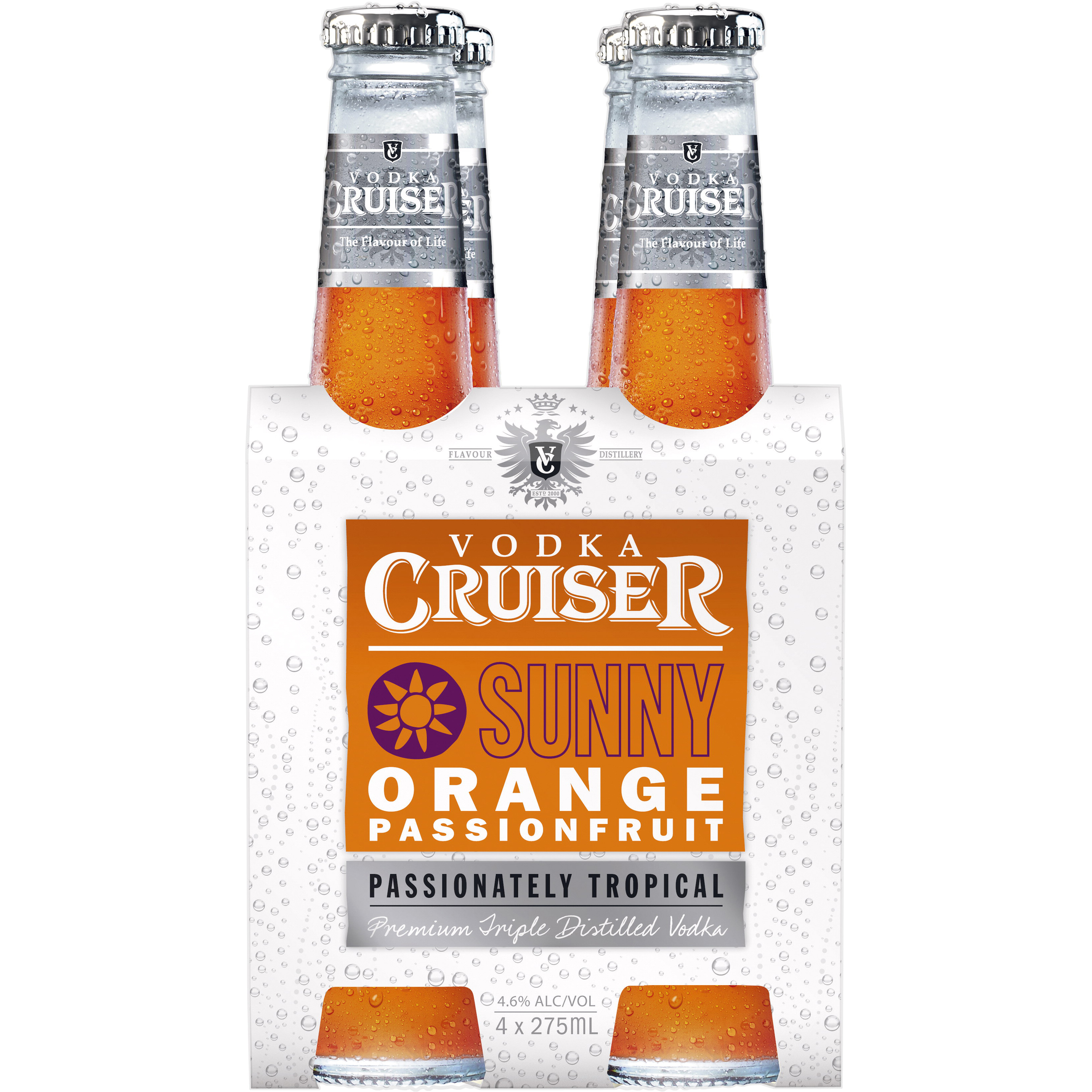 VODKA CRUISER SUNNY ORANGE & PASSIONFRUIT - Value Cellars
