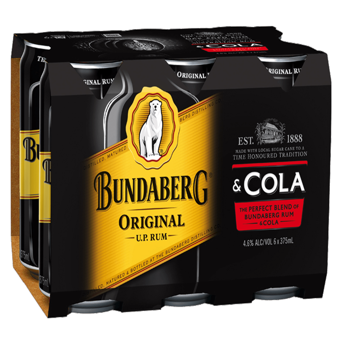 BUNDABERG U.P. & COLA CANS - Value Cellars