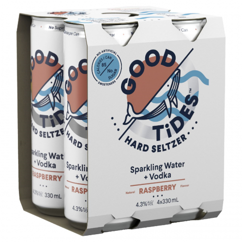 GOOD TIDES RASPBERRY SELTZER - Value Cellars